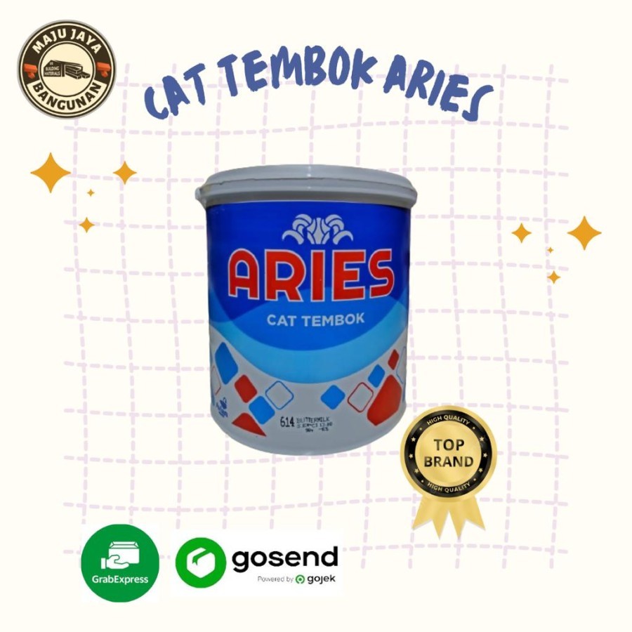 Jual Cat Tembok ARIES 5 KG Cat Avian Cat Murah Harga ekonomis Cat aries ...