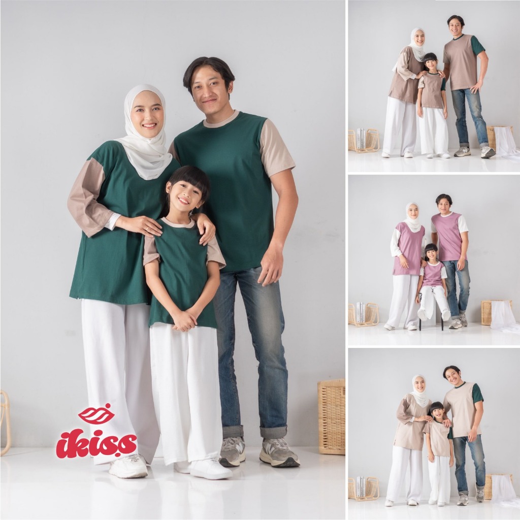 Jual kaos keluarga - family set - pakaian keluarga - kaos couple ...