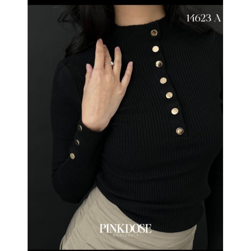 Jual PINKDOSE MANSET INARA BUSUI / ATASAN RAJUT INARA | Shopee Indonesia