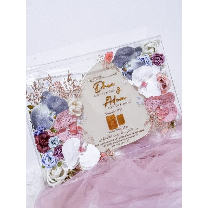 Jual [size 40x30] @crisanmahara_id Bingkai mahar Seserahan nikah ...