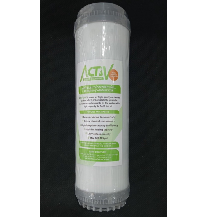 Jual GAC / Granular Activated Carbon 10" - ACTIV / Refil Filter Air 10" ACTIV | Shopee Indonesia