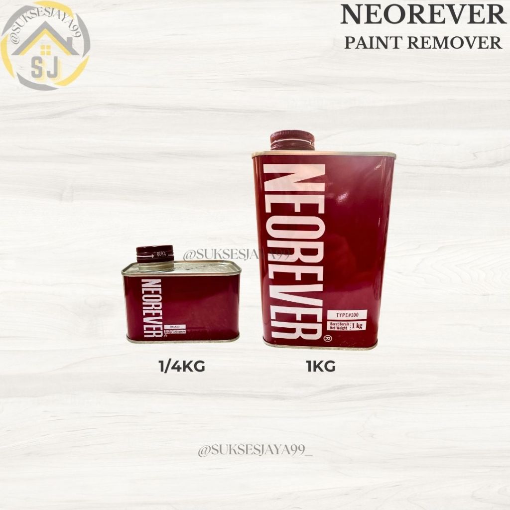 Jual PAINT REMOVER NEOREVER 250GR / PERONTOK CAT NEOREVER | Shopee ...