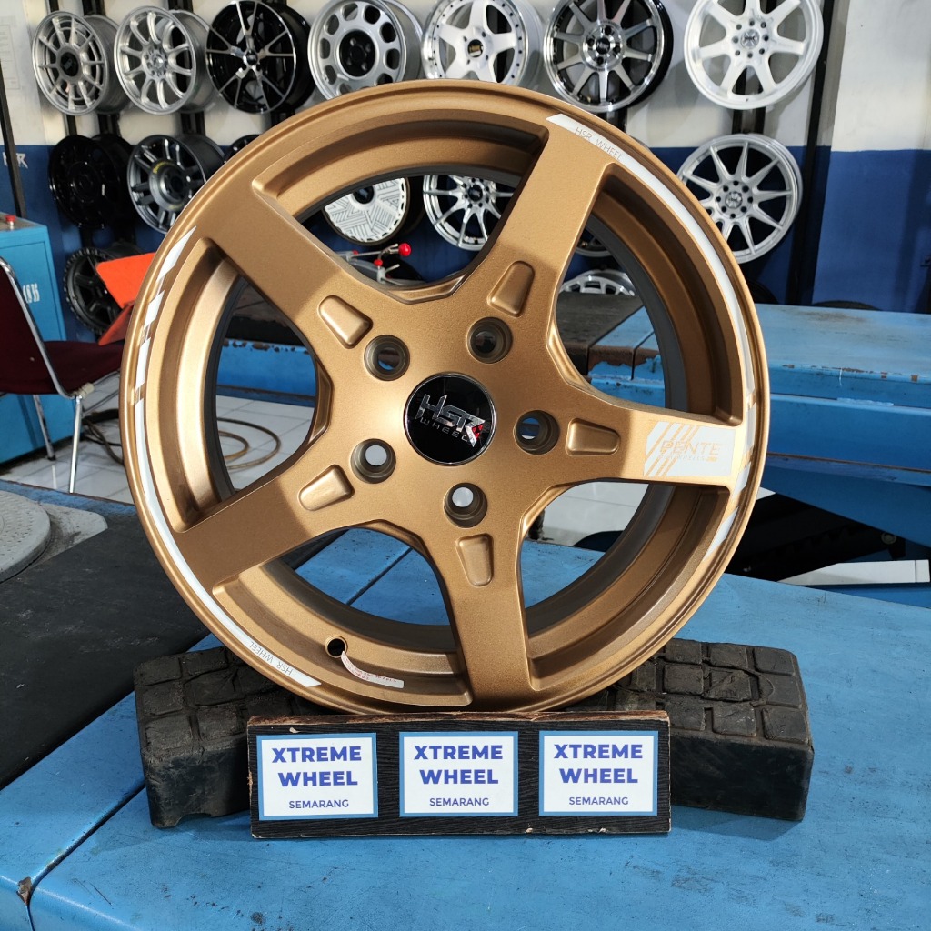 Jual Velg mobil r15 model palang 5 te37 hsr pente lebar 6,5 hole 5x114 ...