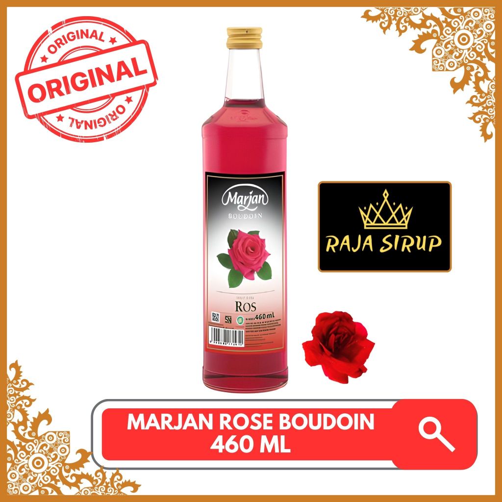 Jual Sirup Marjan Rose Boudoin 460ml | Shopee Indonesia