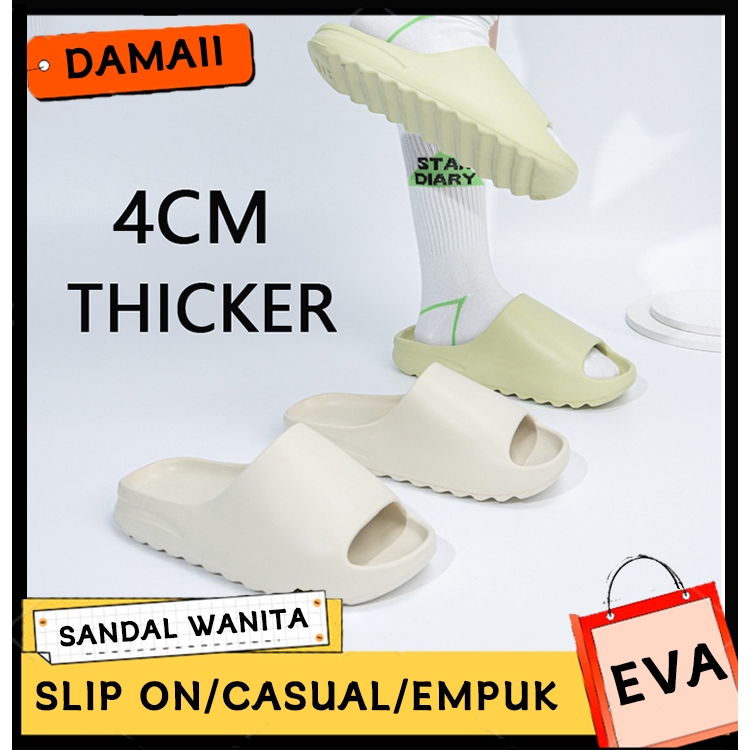 Jual Sandal Slop Yeezy Slide Pria Wanita Import Quality Sandal Wanita ...