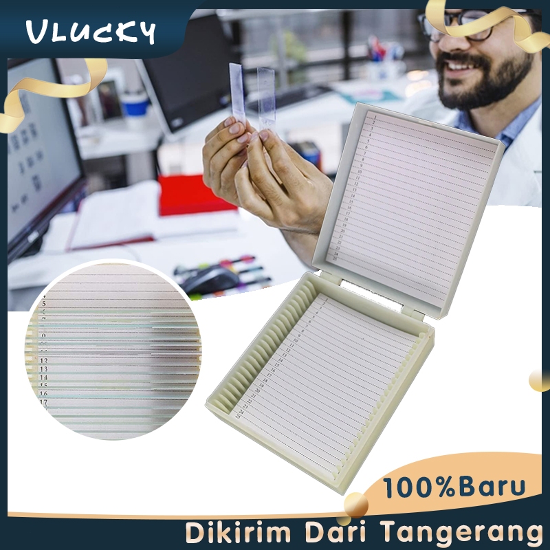 Jual Pvc Slide Box Kotak Preparat Isi 25 Objek Glass Microscope Slide ...
