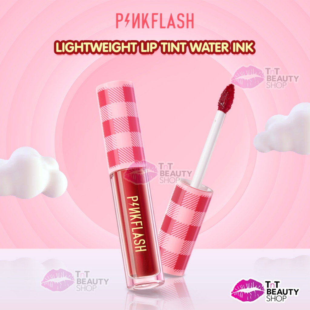 Jual PINKFLASH LIGHTWEIGHT LIP TINT WATER INK AIRY MATTE SOFT AIRY LIKE MATTE PF - L15 | TnT ...