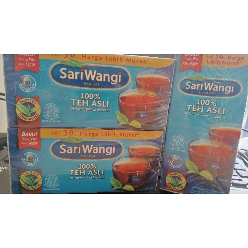 Jual Sariwangi Teh Celup Asli Isi 30's Pack Kotak Sari Wangi | Shopee ...