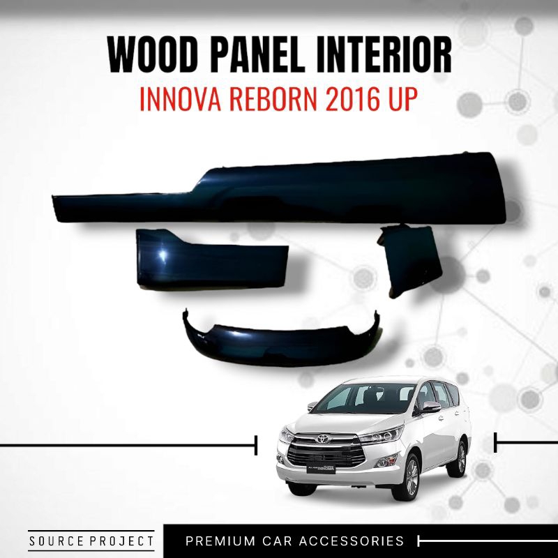 Jual WOODEN PANEL WOOD INTERIOR DASHBOARD ORIGINAL INNOVA REBORN ...