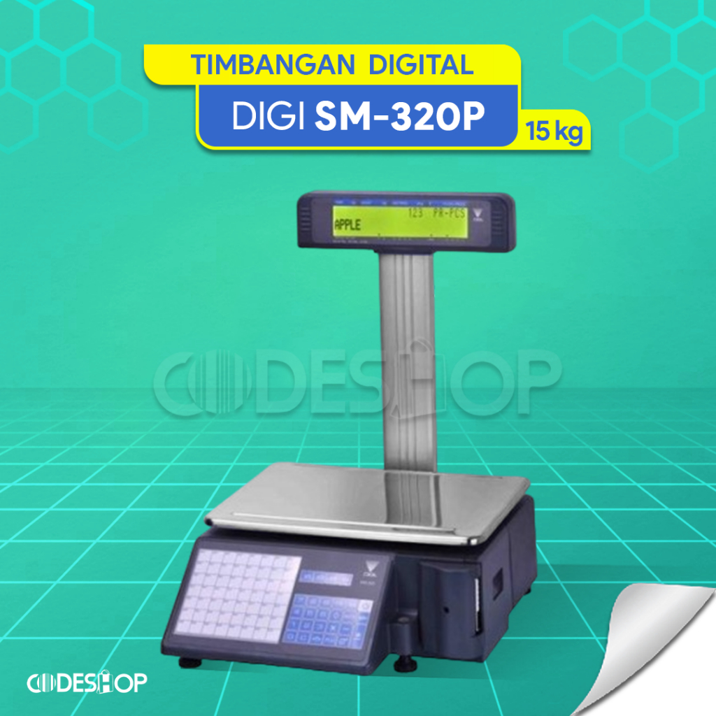Jual Timbangan Digital Digi SM320P / SM-320P / SM 320 P Bench Scales 15 KG | Shopee Indonesia