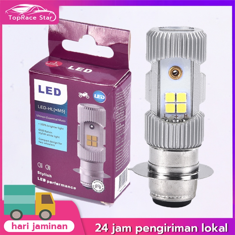 Jual LAMPU LED UTAMA MOTOR H6 M5 P15D TIPE M5 12V DC 6 WATT Buat Semua ...