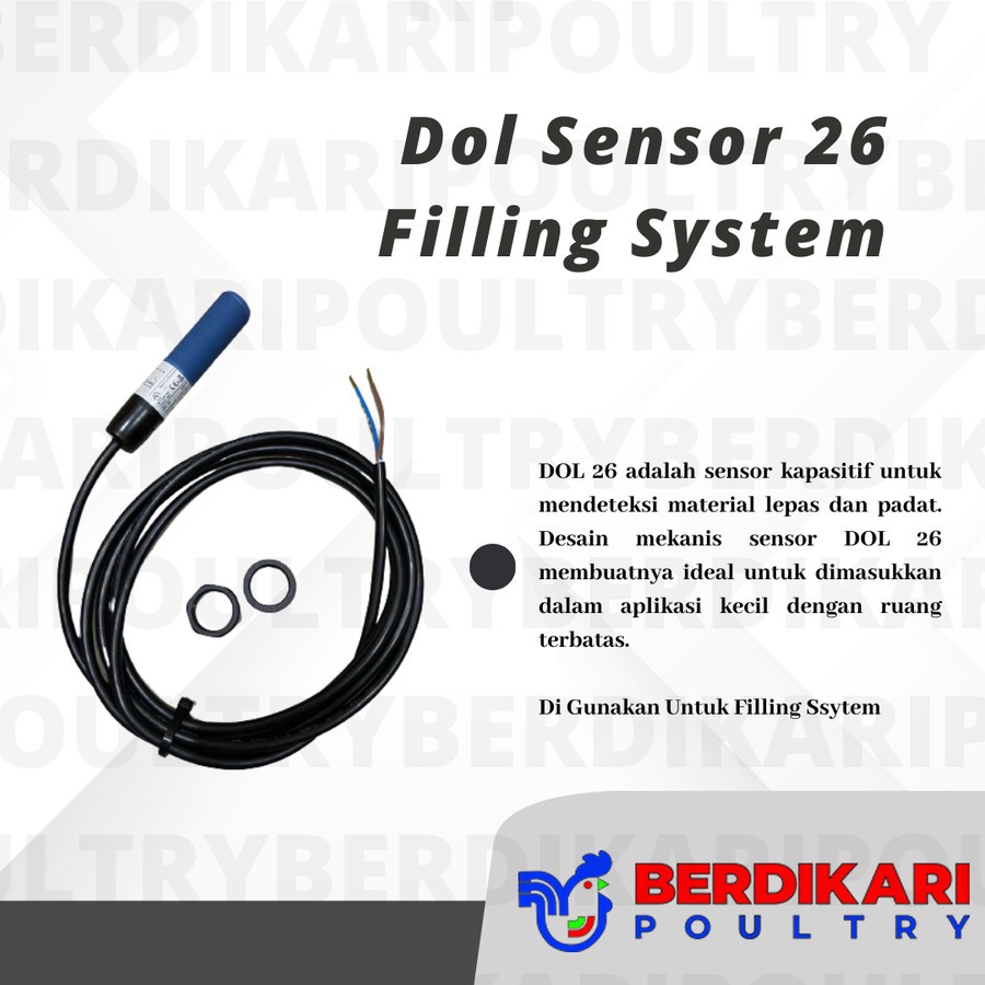 Jual DOL Sensor 26/Filling System/Mainline System/Sensor Pakan Otomatis ...