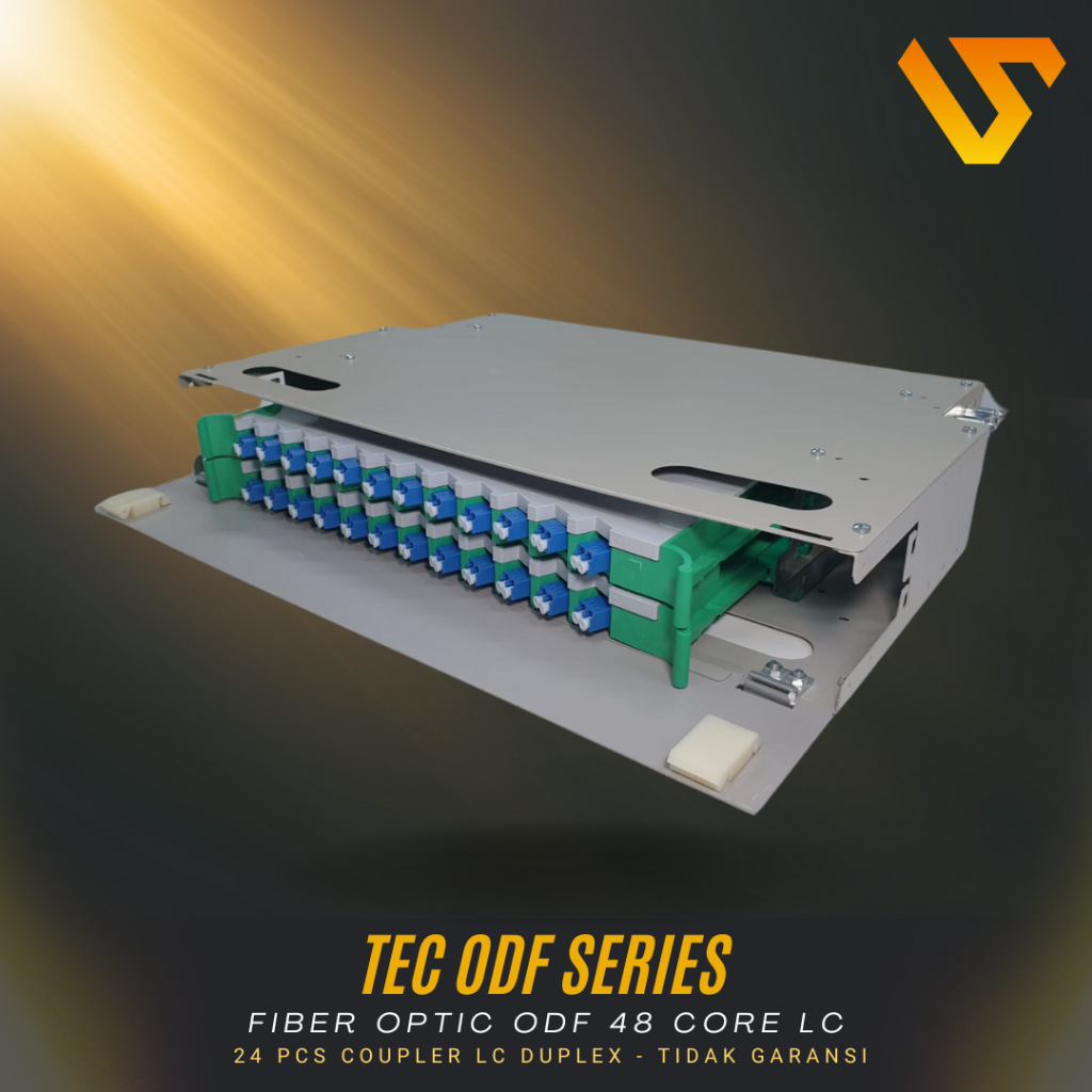 Jual Fiber Optic ODF/OTB 48 Core LC Lengkap Rackmount | ODF 48C LC | Shopee Indonesia