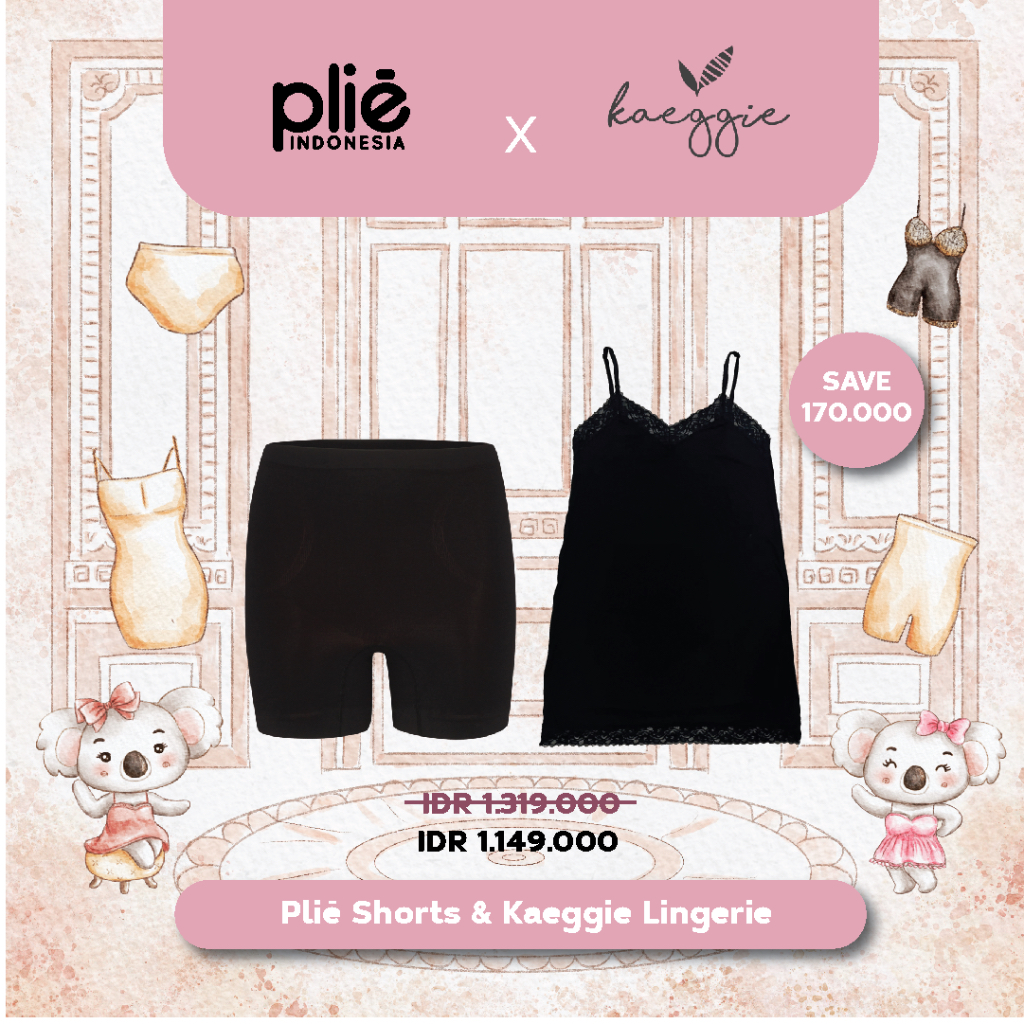 Jual PLIE x KAEGGIE (SHORTS BLACK COLOUR) | Shopee Indonesia