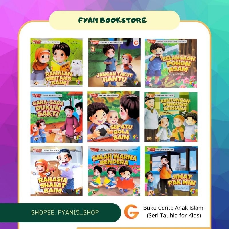 Jual Fyan Book Store: Buku Cerita Anak Islami Tauhid For Kids Penerbit ...