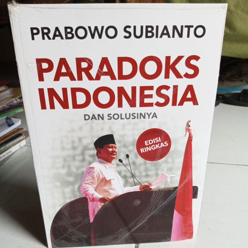 Jual Buku Original Prabowo Subianto Paradoks Indonesia Dan Solusinya Edisi Ringkas Shopee 