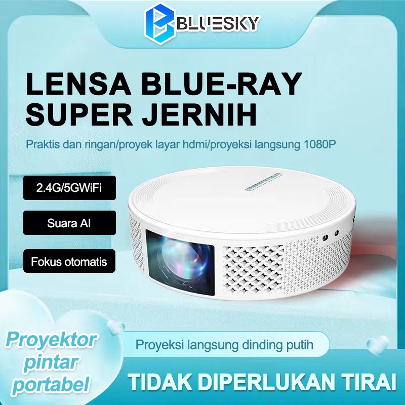 Jual T269 Smart Projector Android OS 450ANSI 10000 Lumens 1920x1080P HD ...