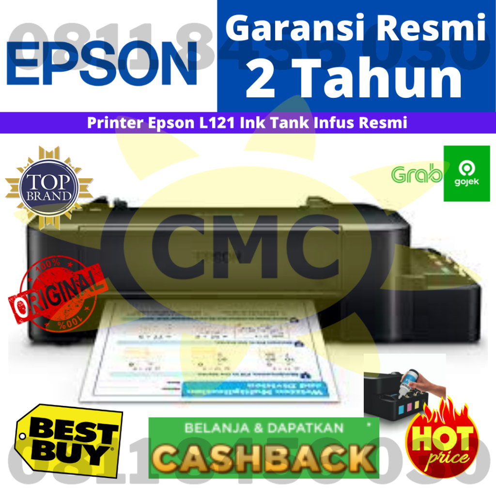 Jual Printer Epson L121 L 121 pengganti printer Epson L120 L 120 Resmi | Shopee Indonesia