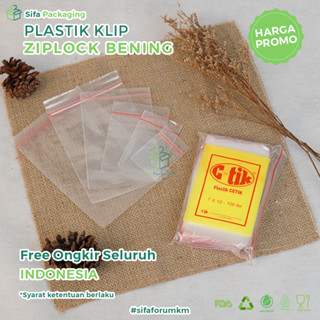 Jual Plastik Klip Ctik 4x6 5x8 7x10 8,7x13 10x15 11x17 Isi 100 Lembar ...