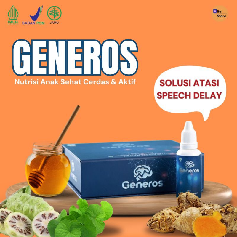 Jual Generos Banjarmasin - Multivitamin Nutrisi Otak Anak Speech Delay ...