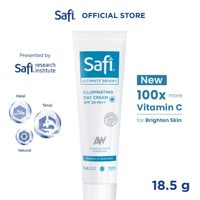 Jual Safi Ultimate Bright Illuminating Day Cream 18.5gr | Shopee Indonesia