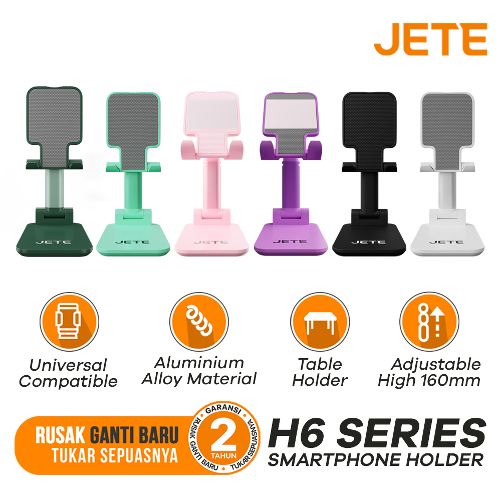 Jual JETE H6 Holder HP Stand Holder Universal Standing Handphone ...