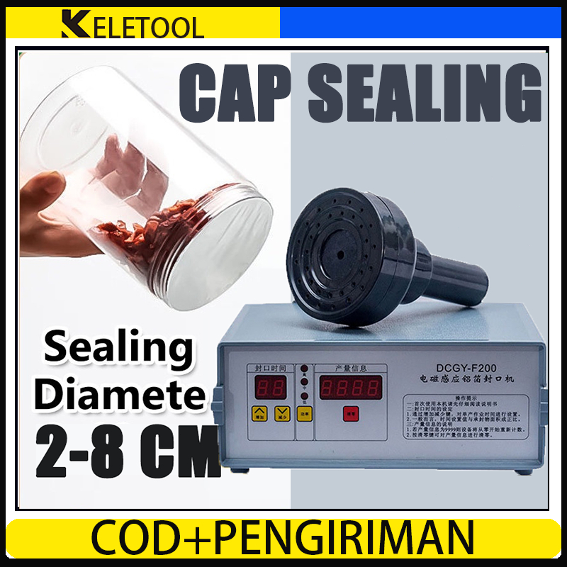 Jual F200 mesin segel aluminium Induction Sealer Machine foil Induksi ...