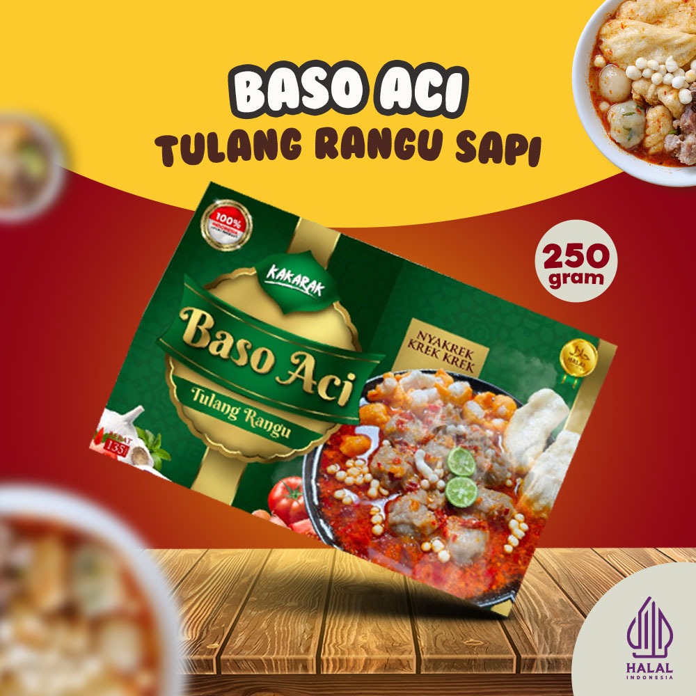 Jual Kakarak Baso Aci Tulang Rangu Bakso Aci Rangu Sapi Nyakrek - 250gr ...