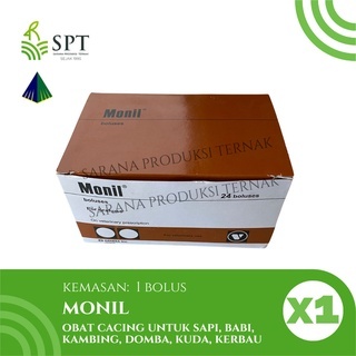 Jual MONIL 1 BOLUS OBAT CACING SAPI KAMBING DOMBA KUDA KERBAU BABI ...