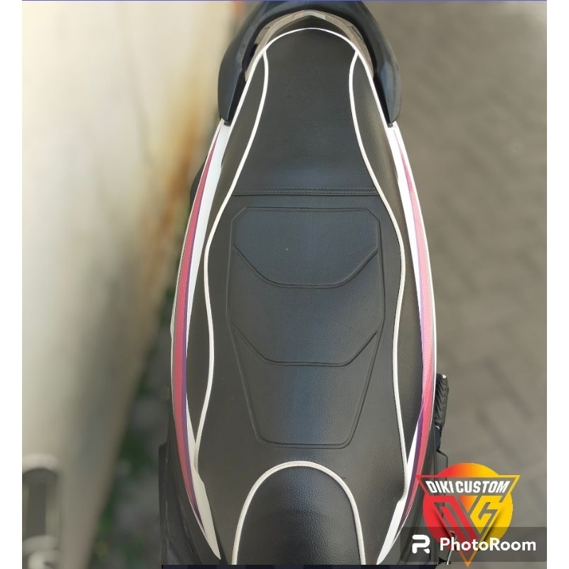 Jual kulit jok motor beat pop sporty street Mio j Mio soul custom model ...