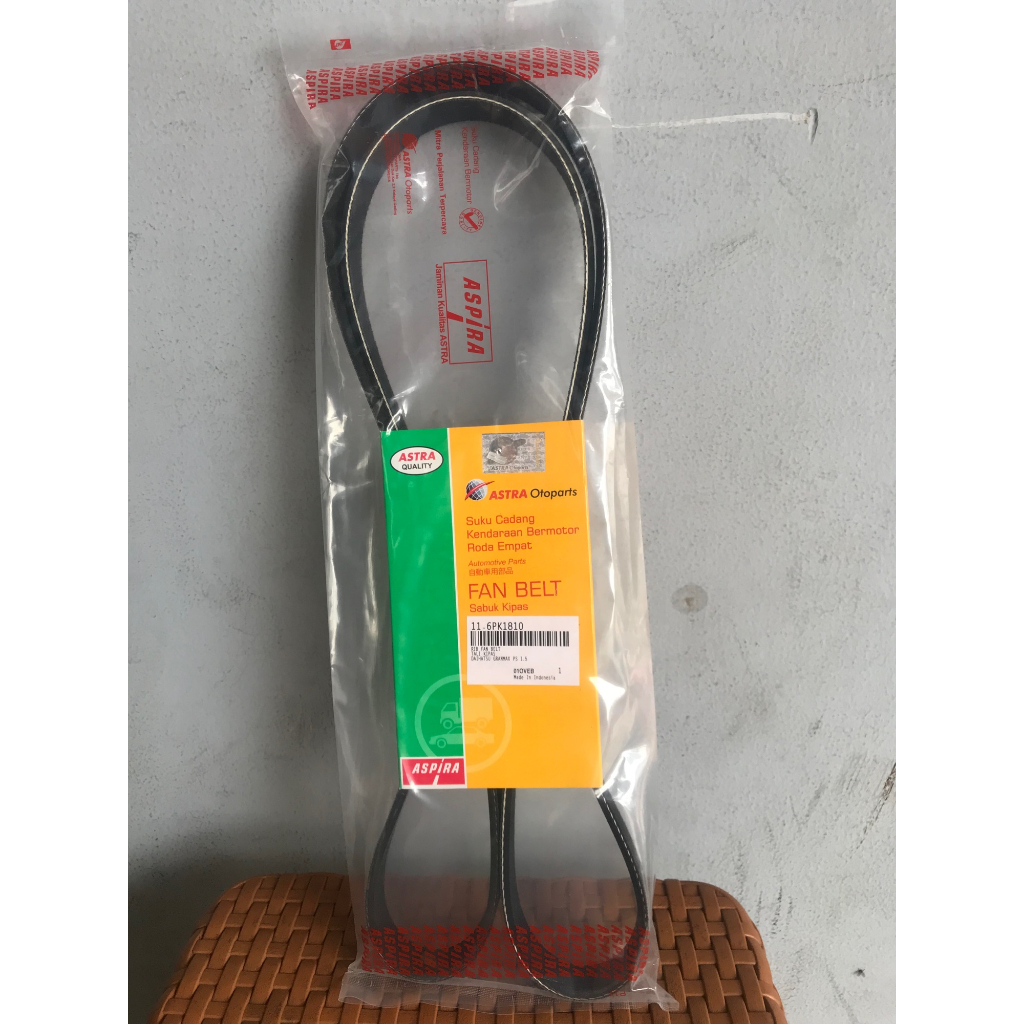 Jual Tali kipas fan belt van belt astra granmax luxio 1.5cc 6pk1810 ...