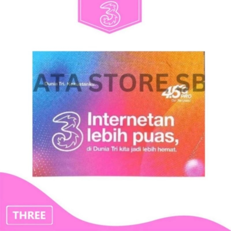 Jual Kartu Perdana Three / Tri KPK Nasional | Shopee Indonesia
