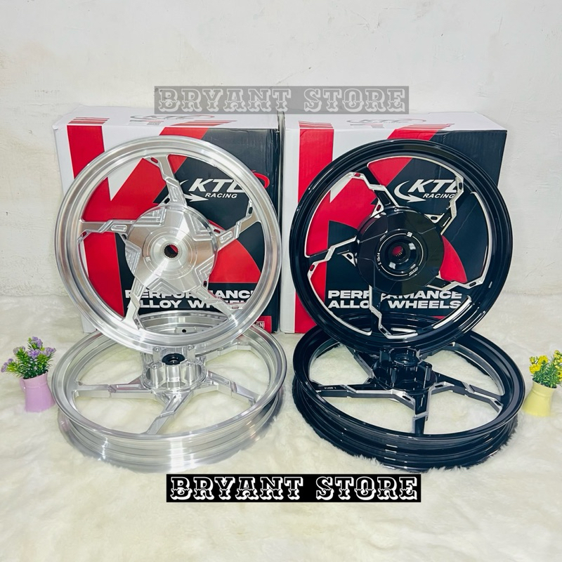 Jual KTC RACING ORIGINAL VELG PIVOT TWO TONE CNC RING 14 ALLOY WHEELS PALANG 5 1.85x14 2.15x14 ...
