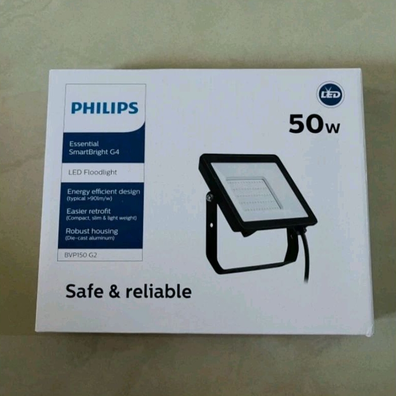 Jual Philips Flood Light LED BVP150 LED45 PSU 50W SWB GM Lampu Sorot | Shopee Indonesia