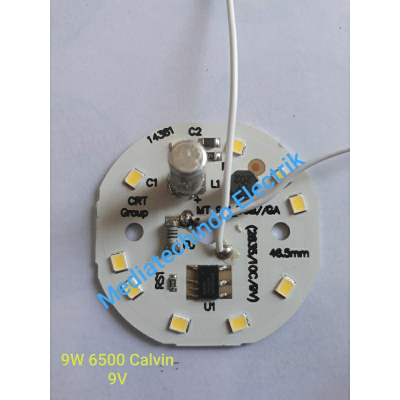 Jual Mesin Lampu Pcba LED AC 9 Watt CRT. Modul led. LED AC. Pcb ...