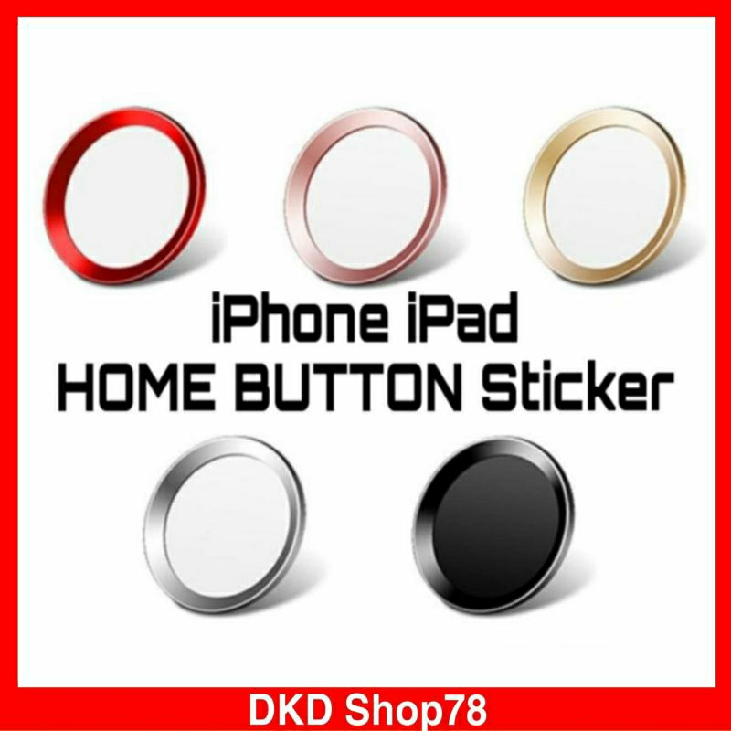 Jual Apple iPhone Home Button Protector Sticker Support Fingerprint ID ...