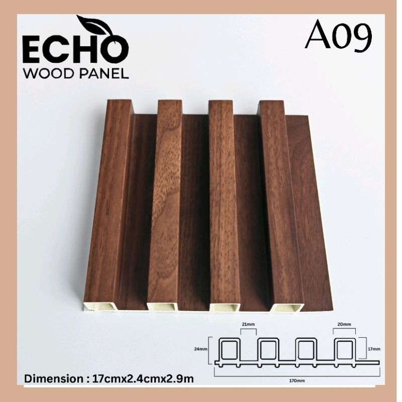 Jual WPC WALLPANEL TEBAL 24MM (ECHO WOOD PANEL) KISI-KISI KAYU - wall panel | Shopee Indonesia