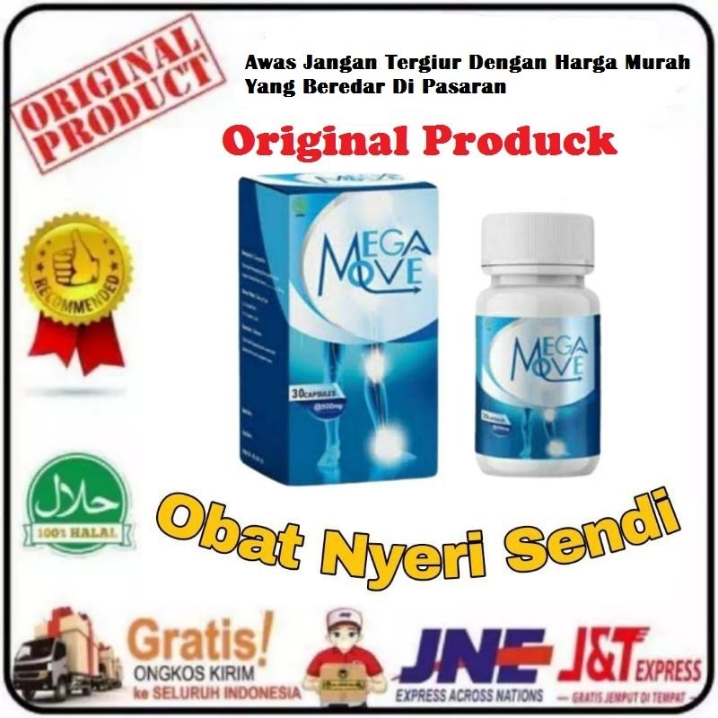 Jual Megamove Original Mega Move Obat Nyeri Sendi Rematik Asam Urat Encok Sakit Pinggang Lutut ...