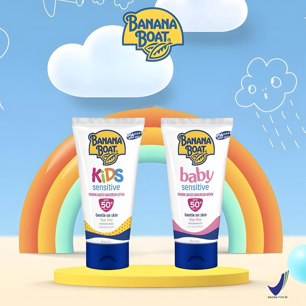 Jual Sunblock Anak Banana Boat Baby & Kids Sensitive Suncreen Lotion ...
