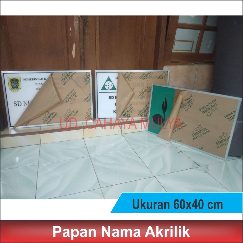 Jual Plang Papan Nama Sekolah TK/SD/SMP/SMA/SMK/Kantor | Shopee Indonesia