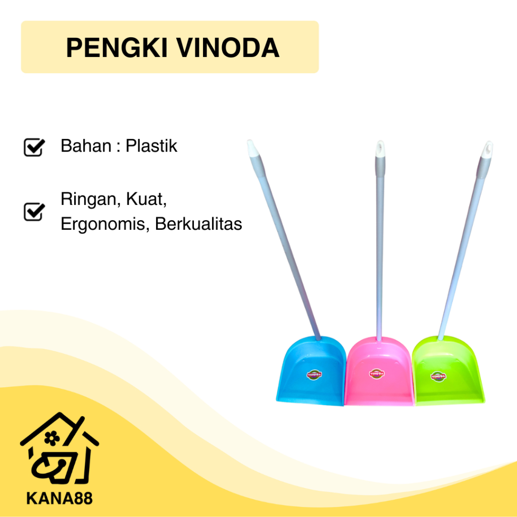 Jual Pengki Vinoda Serok Sampah Dustpan Plastik Pembersih Lantai ...