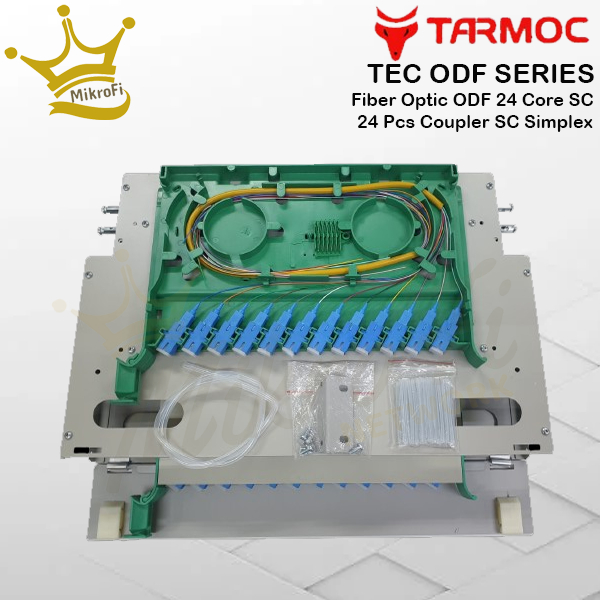 Jual Fiber Optic ODF/OTB 24 Core SC Lengkap Rackmount | ODF 24C SC ...