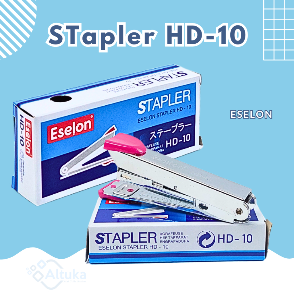Jual Alat Staples Eselon Stapler HD-10 Kecil | Shopee Indonesia