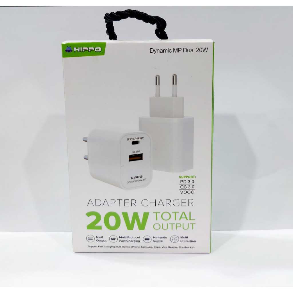 Jual Hippo Dynamic Adaptor Charger PD Quick Fast Charging PD 20 W ...