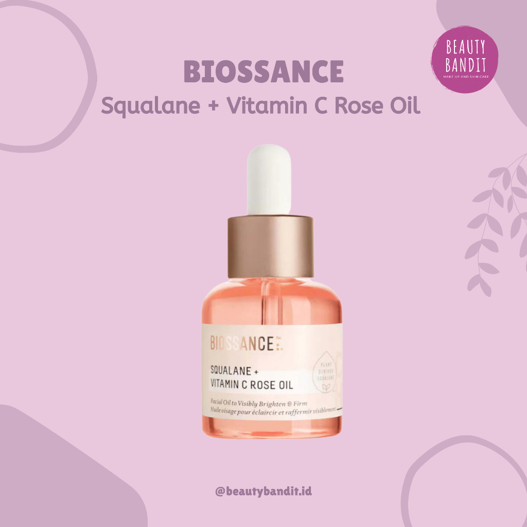 Jual BIOSSANCE Squalane + Vitamin C Rose Oil | Shopee Indonesia