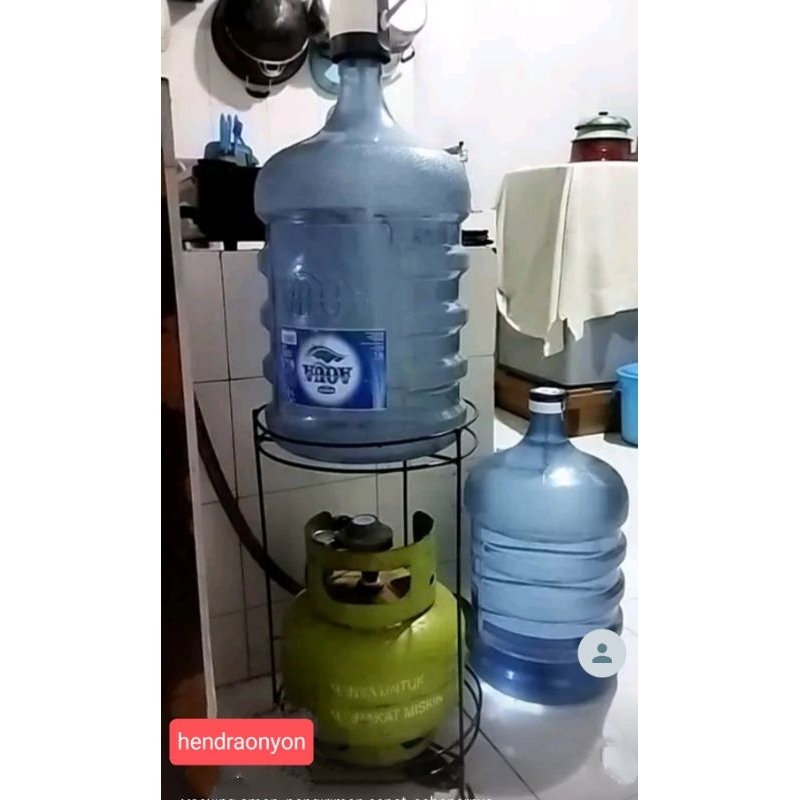 Jual rak Aqua galon/rak gas 3kg besi 6mm | Shopee Indonesia