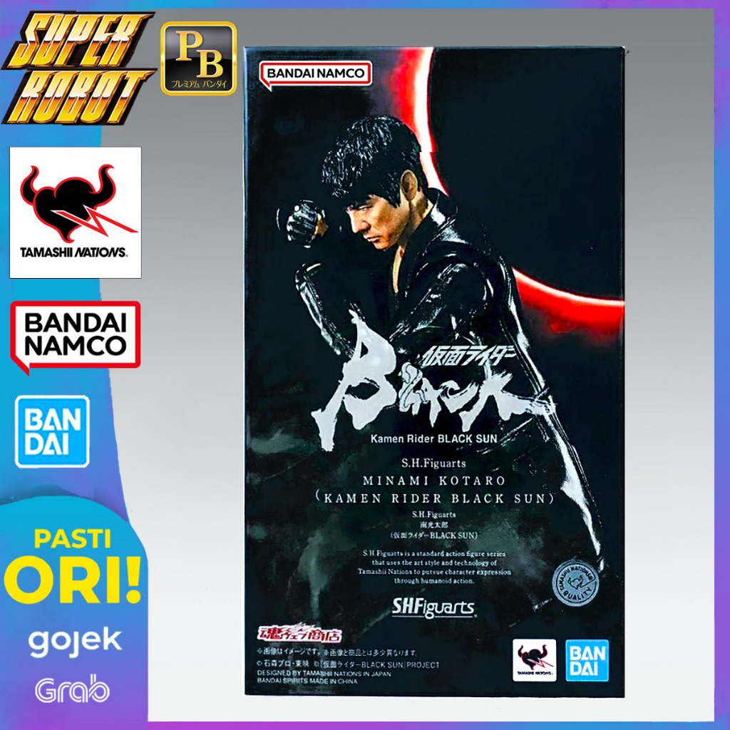 Jual BANDAI SHF Minami Kotaro Kamen Rider Black Sun - Tamashii P-BANDAI Limited | Shopee Indonesia
