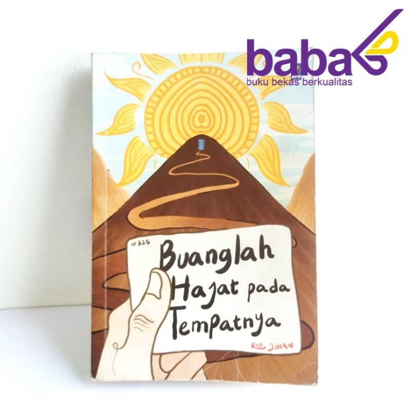 Jual Buanglah Hajat pada Tempatnya — Novel Rio Johan (bekas) | Shopee ...