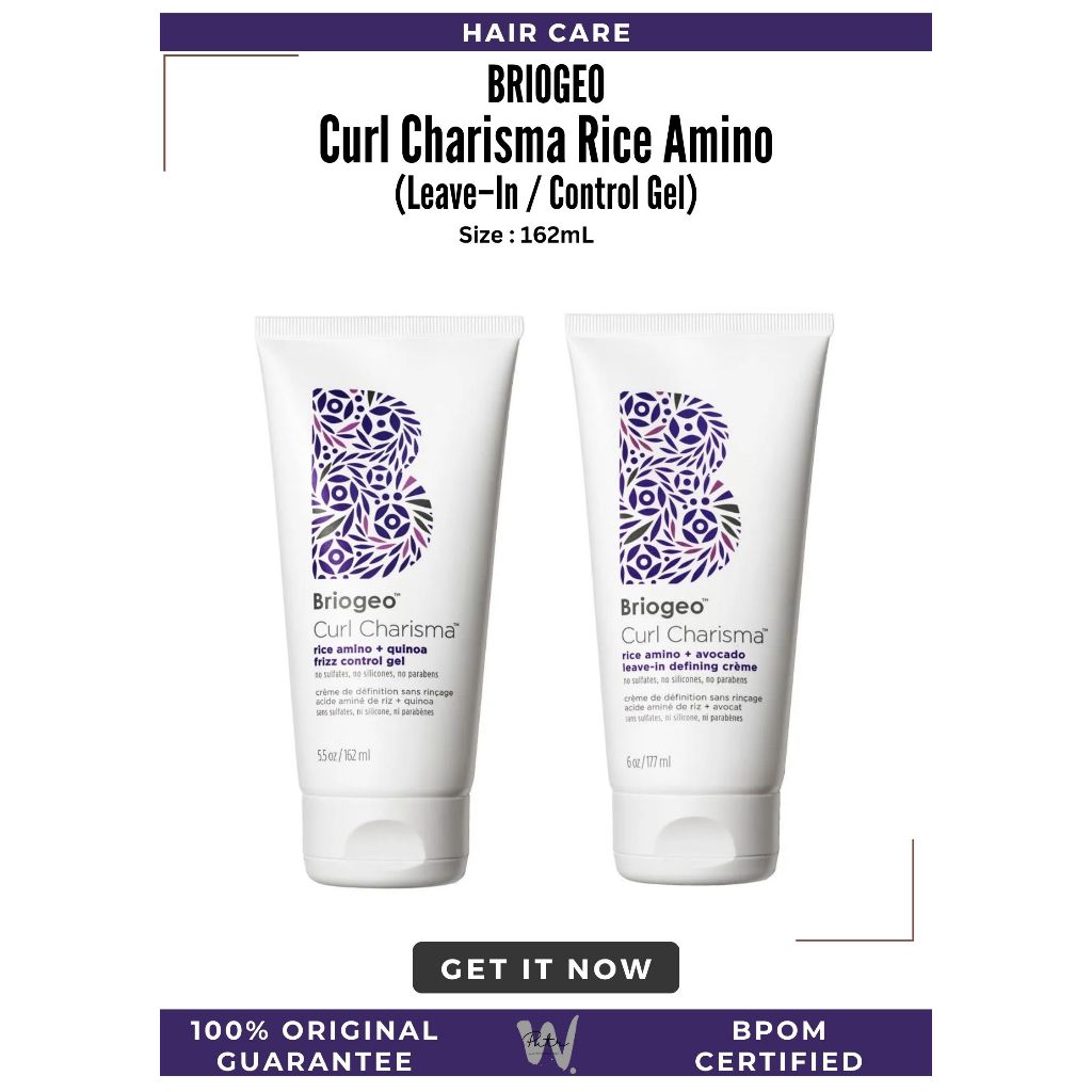 Jual Briogeo Hair Curl Charisma Rice Amino Avocado Leave In / Control Gel Defining Creme ...