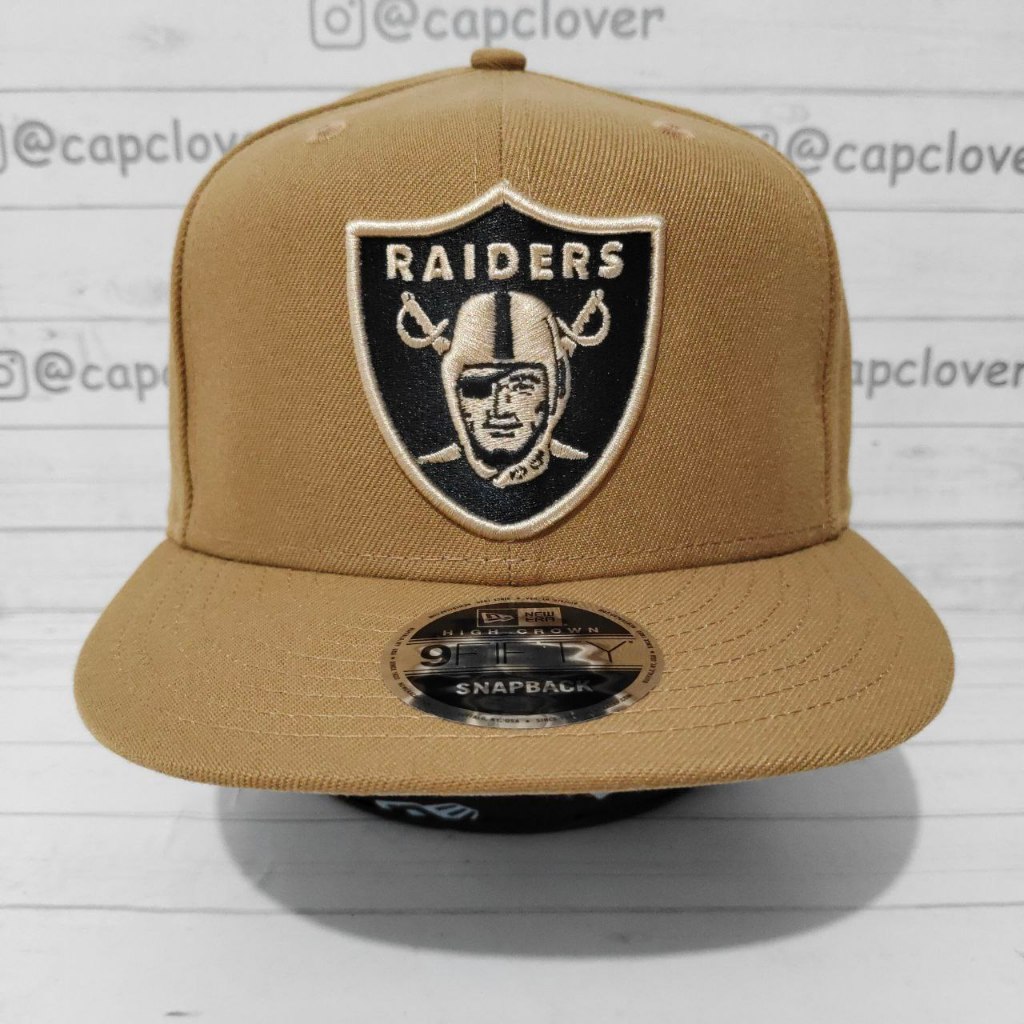 Jual Topi NEW ERA Las Vegas Raiders Wheat Black 9Fifty | Shopee Indonesia